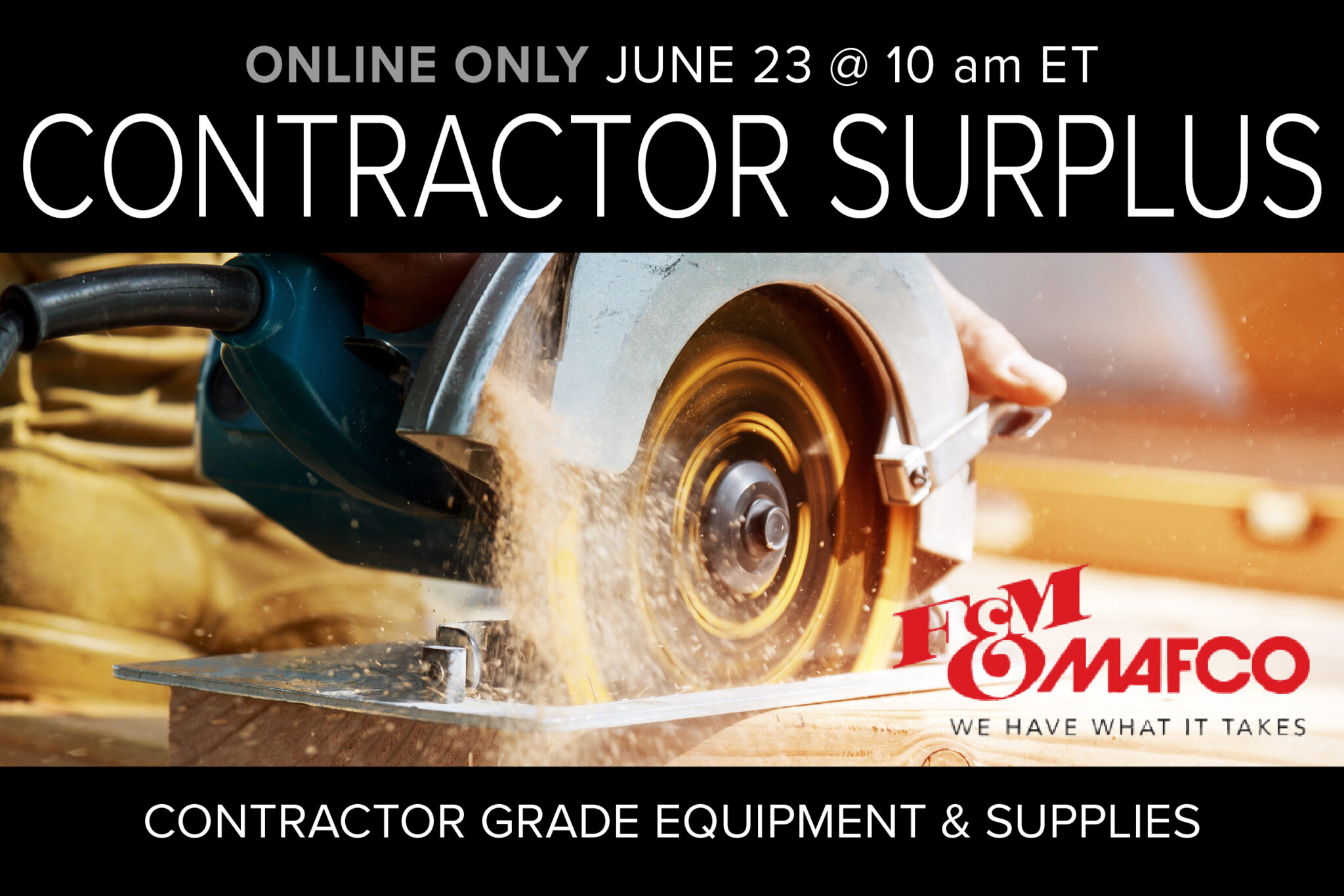 Contractor Surplus | Compass Auctions and Real Estate