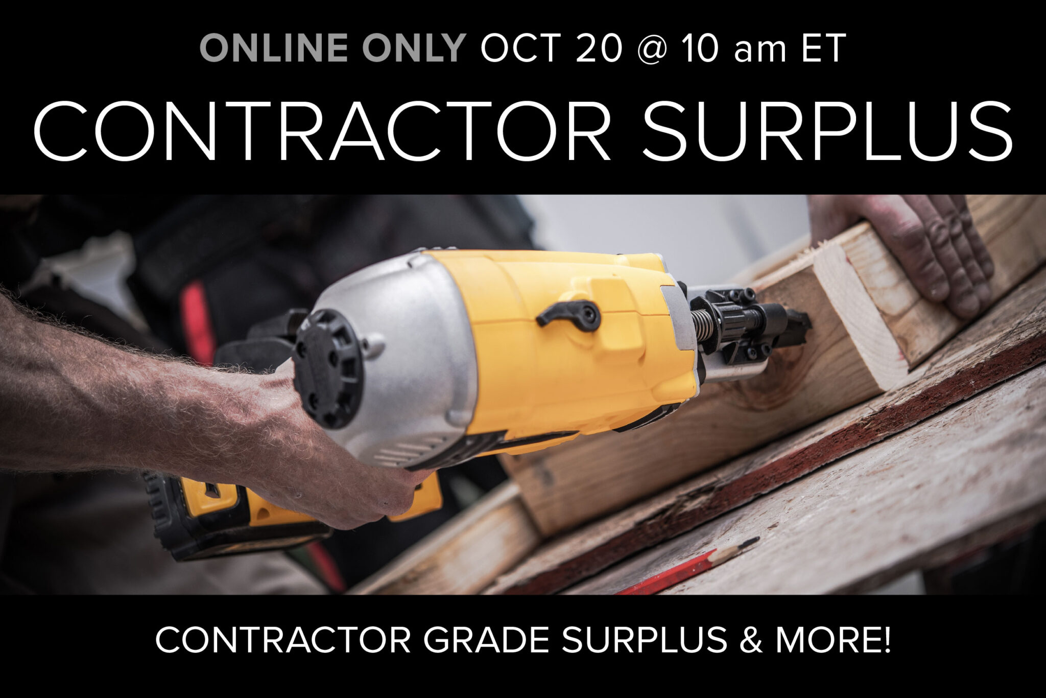 Contractor Surplus | Compass Auctions and Real Estate