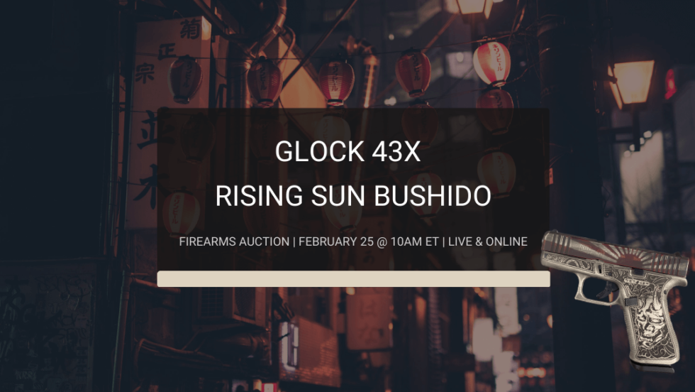 Glock 43X Rising Sun Bushido | Compass Auctions and Real Estate