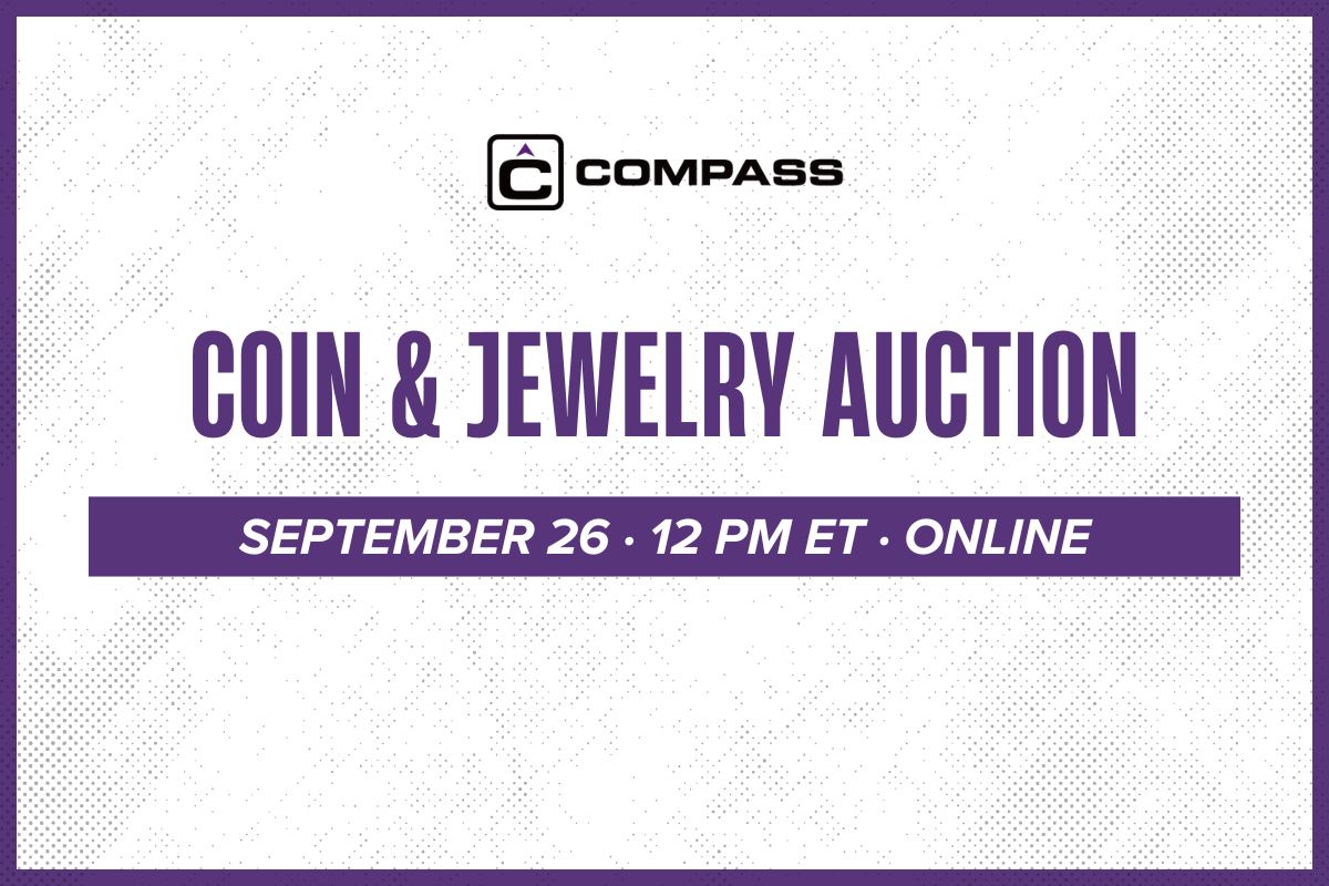 Coin & Jewelry Auction | September 26 | Compass Auctions and Real Estate